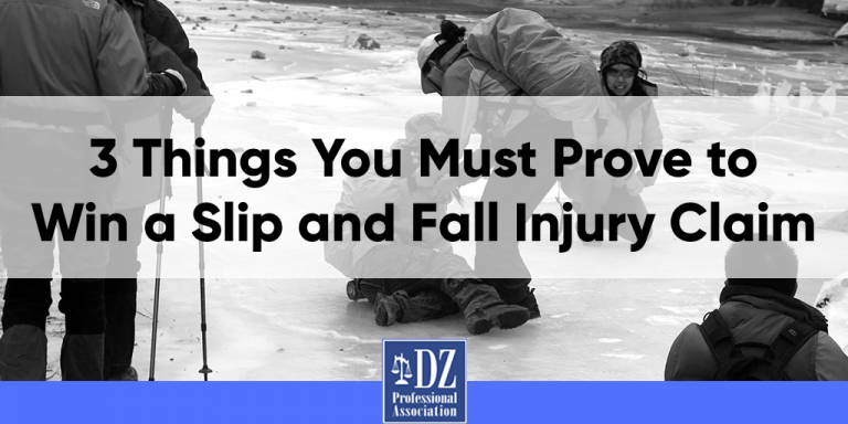 3 Things You Must Prove to Win a Slip and Fall Injury Claim - Law ...